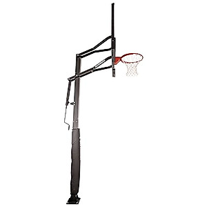 Silverback Ghost Basketball Goal with 60-Inch Tinted Tempered Glass Backboard