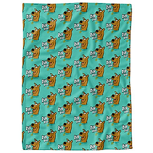 LOGOVISION Scooby Doo Lightweight Baby Blanket, 30"X40", Ruh Roh Face Pattern Unisex for Infants Girls & Boys