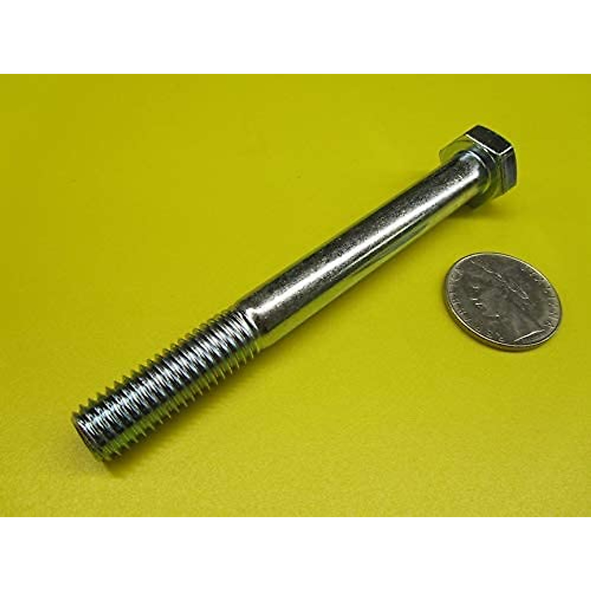 Class 10.9 Zinc Steel Hex Bolts PT M12 x 1.75 mm x 110 mm Long 5 pcs
