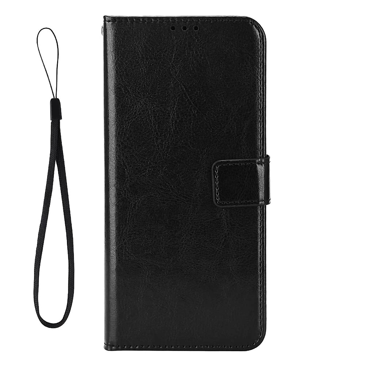 Kukoufey Case for Huawei Nova Y70 Plus Case Cover,Flip Leather Wallet Cover Case for Huawei Nova Y70 MGA-LX9 Case Black