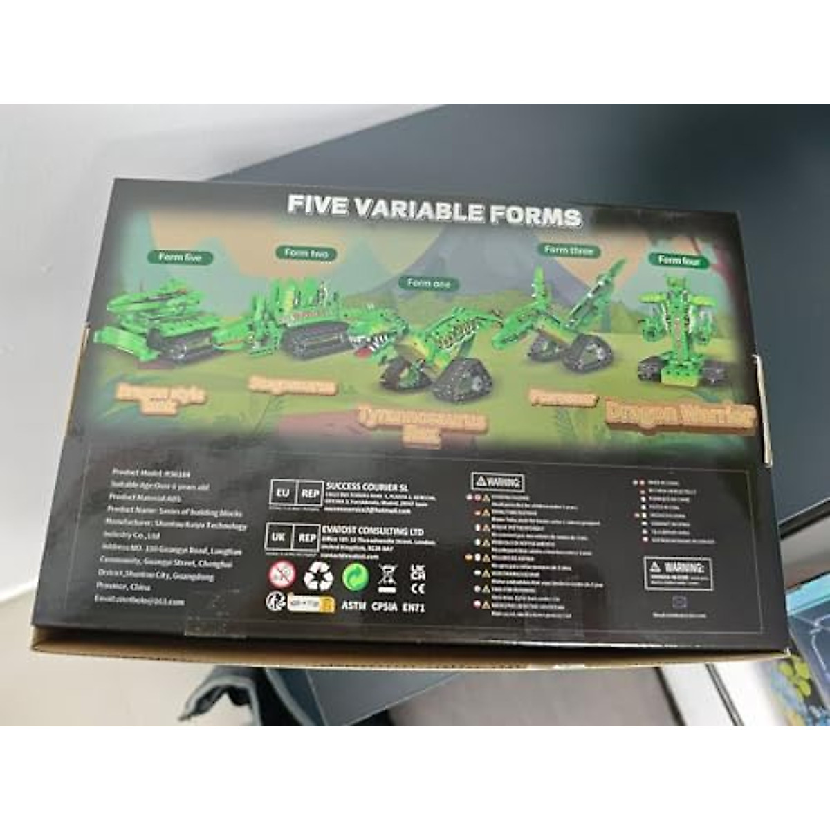 AKWME RC Robot Building Set - 5 in1 T. rex Toy with APP or Remote Control, DIY Engineering Robotics/Mech Dinosaur/Dragon Warrior/Pterosaur/Stegosaurus STEM Birthday Gifts for Kids 6-12 Years Old