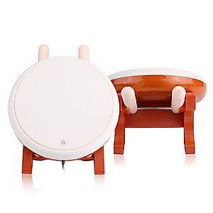 Socobeta Game Taiko Drum Portable Taiko Drum Kit with Drumstick with Stand Compatible with PS4 Game Console