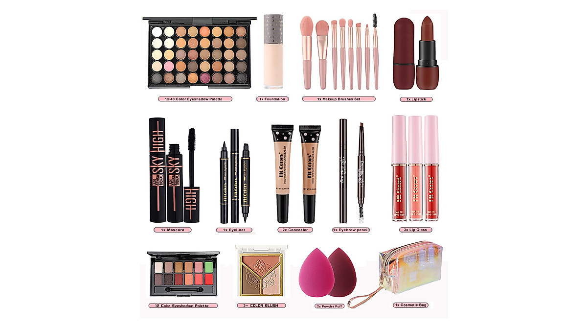 All in One Makeup Kit for Women - Complete & Beginner-Friendly