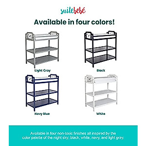Suite Bebe Celeste Changing Table Safety Rail Included, White