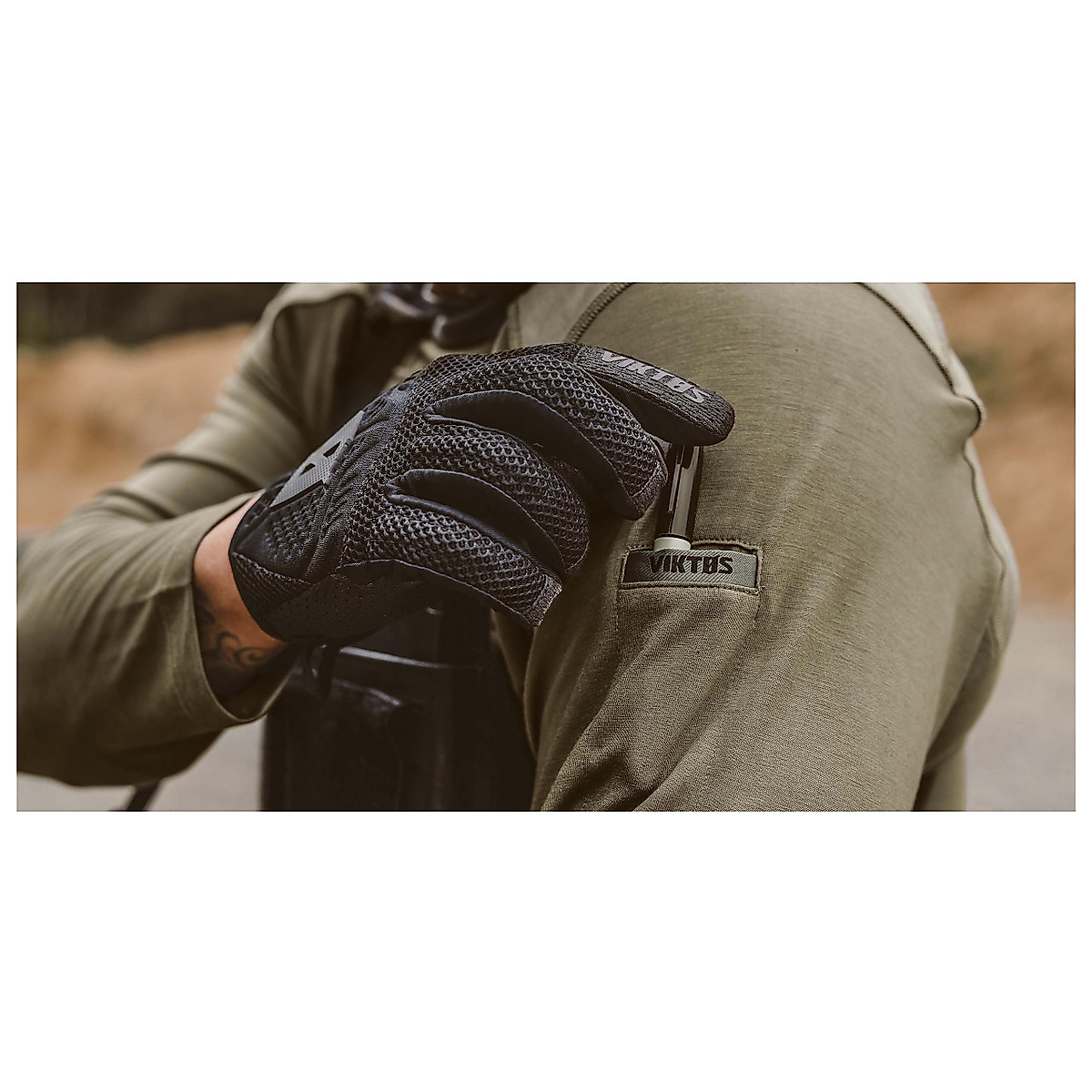 VIKTOS Men's Tactical Comfortable Performance Moisture-Wicking UV Protection Reinforced Shoulders Premium Cotton Range Trainer Jersey, Ranger, X-Large