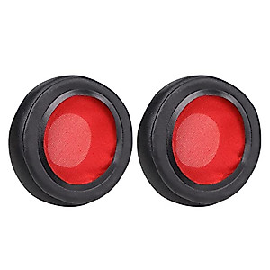 Move Ear Pads Cushion, MOLGRIA Replacement Earpads for Jabra Mobr Wireless Stereo Headphones.(Red Lining)