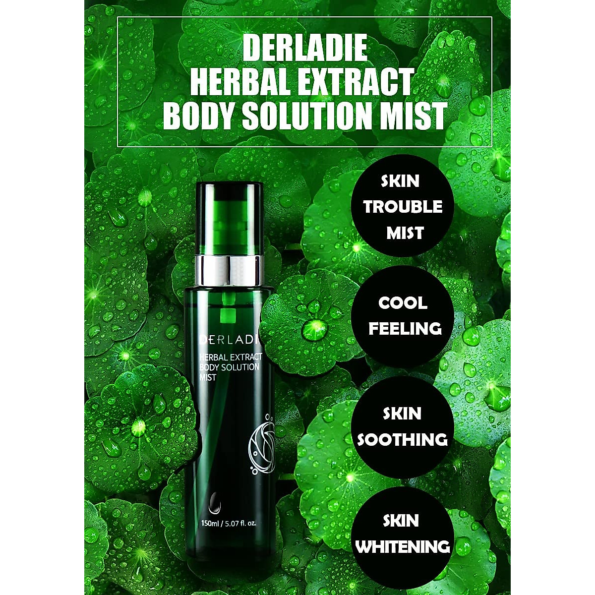 DERLADIE HERBAL EXTRACT BODY SOLUTION MIST 150ml / 5.07 fl.oz