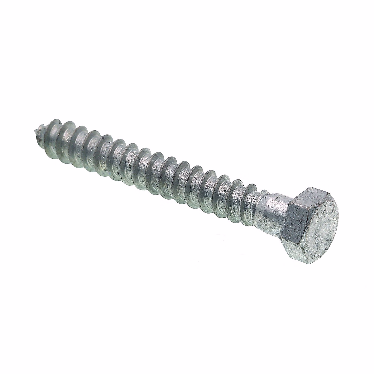 Prime-Line 9056313 Hex Lag Screws, 3/8 In. X 3 In, A307 Grade A Hot Dip Galvanized Steel (25 Pack), Zinc