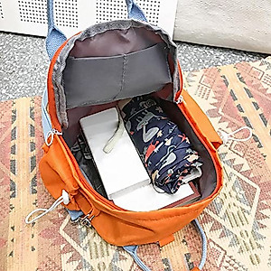 sikiwind Animal Pattern Waterproof Backpacks Women Shoulder Crossbody Bags (Orange)