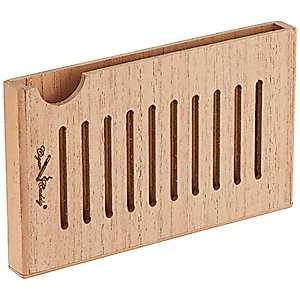 Cigar Caddy Single Boveda Pack Holder, 5 x 3.75 x 6, Oak