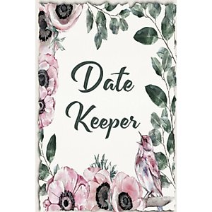 Date Keeper: 4x6" Pocket Size | Important Dates Reminder Book For Birthdays, Anniversaries, and Celebrations | Jan- Dec Monthly Sections | To Remember Month by Month Diary.