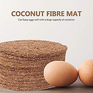 TEHAUX Grass Bird Nest Pad, Racing Pigeon Breeding Eggs Mat Bird Basin Nest Accessory, for Pigeon, Parrot, Rabbits, Hamster, Gerbil Guinea Pig, Chinchillas, 12PCS