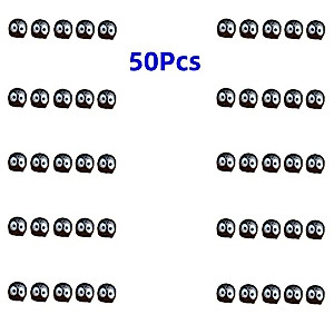 Glow in Dark Tree Elves,Mini Resin Briquette Elves,Gardening Potted Decorative Doll,Figurine Ornaments,Miniature Landscape Fairy Garden Gnome Decoration,Patio,Balcony,Outdoor,Lawn Decorations 50PCS