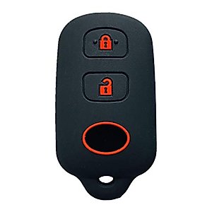 Rpkey Silicone Keyless Entry Remote Control Key Fob Cover Case protector Replacement Fit For Scion xA xB Toyota Celica Echo FJ Cruiser Highlander Prius RAV4 Tacoma Tundra Yaris HYQ12BBX HYQ12BAN