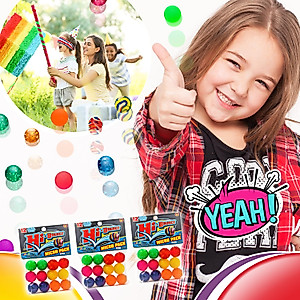 2CHILL Super Bouncy Balls Hi Bounce (6 Packs of 12 Balls) Small Toys Party Favors. Racketball Kids Prize Premium Giveaways Gift Toy. Mini Colorful Rubber Balls. Bulk Party Favors. 967-6s