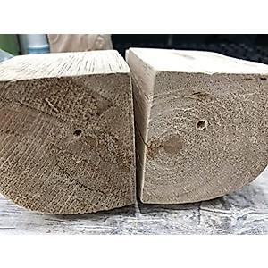 Tsnamay 5.9" Rubber Solid Wood Unfinished Furniture Legs Replacement Sofa Couch Chair,European Flower Carving Table Cabinet Furniture Wood Legs Set of 4