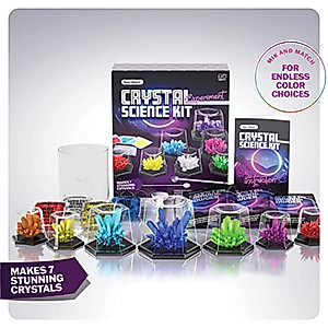 Crystal Growing Kit for Kids - Science Experiments Gifts for Boys & Girls Ages 8-14 Year Old - Discovery STEM Toys for Kids & Teen Age Boy/Girl Arts & Crafts Kits - Cool Educational Ideas