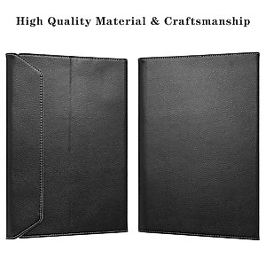 LiuShan Compatible with Microsoft Surface Laptop Studio Case,PU Leather Slim Folding Stand Cover for 14.4" Microsoft Surface Laptop Studio Case (Not Fit Other Laptop),Black
