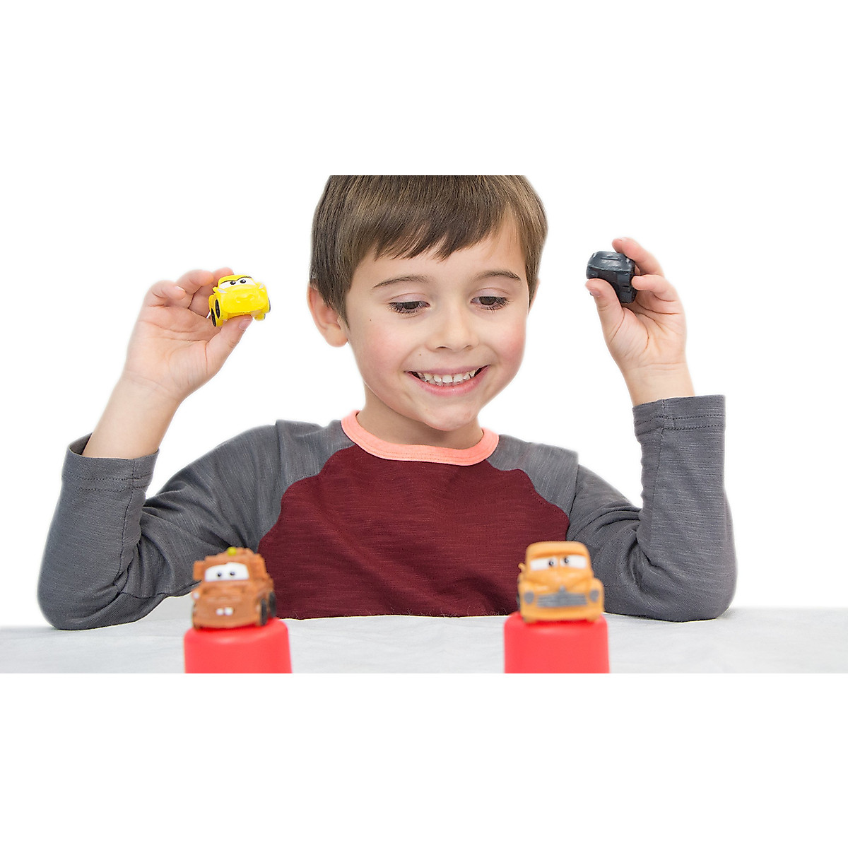 Mash'Ems - Cars 4 Pack (4 Blind Capsules Per Order) Squishy Collectible Toy