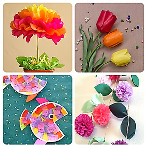 Shindel 120 Sheets Colorful Tissue Paper, Tissue Paper Bulk 20x14 Inch Gift Wrapping Paper for DIY Crafts Gift Box Wrapping 20 Colors