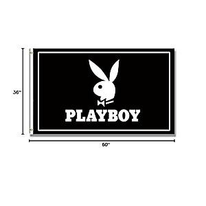 ENMOON Banner Bunny Flag (3x5ft,Heavy Duty, Durable 150D Polyester) Brass Grommets For College Dorm Room Man Cave