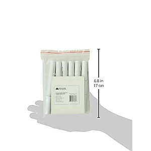 MABIS Reusable Penlights for Medical or Personal Use, White, 6 Count