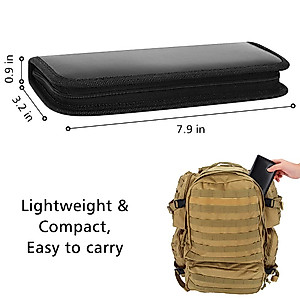 Accmor Gun Cleaning Brush & Pick Kit, Gun Cleaner Tool Set Including Double-Ended Brass Steel Nylon Bristle Brushes, Stainless Steel & Polymer Picks