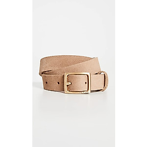 Rag & Bone Women's Baby Boyfriend Belt, Camel, M