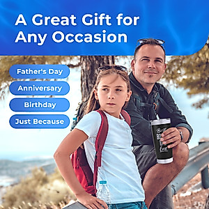 SassyCups Best Bonus Dad Ever Tumbler - Step Dad - Bonus Dad Gifts - Insulated Travel Coffee Mug for Dad