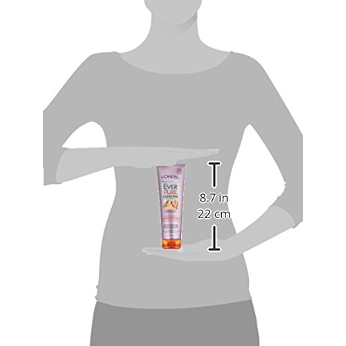 L'Oreal Paris EverPure Sulfate Free Frizz-Defy Conditioner, with Marula Oil, 8.5 Fl; Oz (Packaging May Vary)