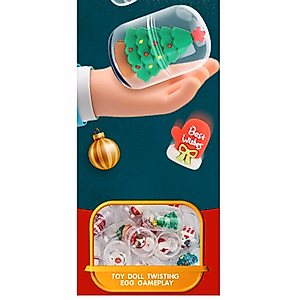 GBSELL Christmas Surprise Lucky Draw Machine Props, Interesting Gachapon Machine for Surprise, Festival Lucky Gacha Machine