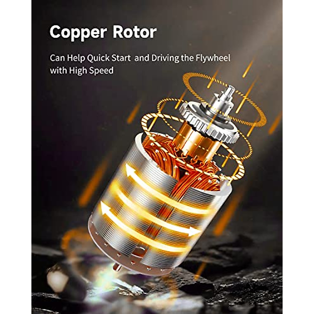 OCPTY Starter 10711N Fit for Meyer Plow Motors All Models All Salt Spreader HM02223 10711N