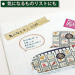 Pk/2 Kokuyo Idea Grid Notebooks, B6 Slim 7.17" x 4.25", Tomoe River Paper