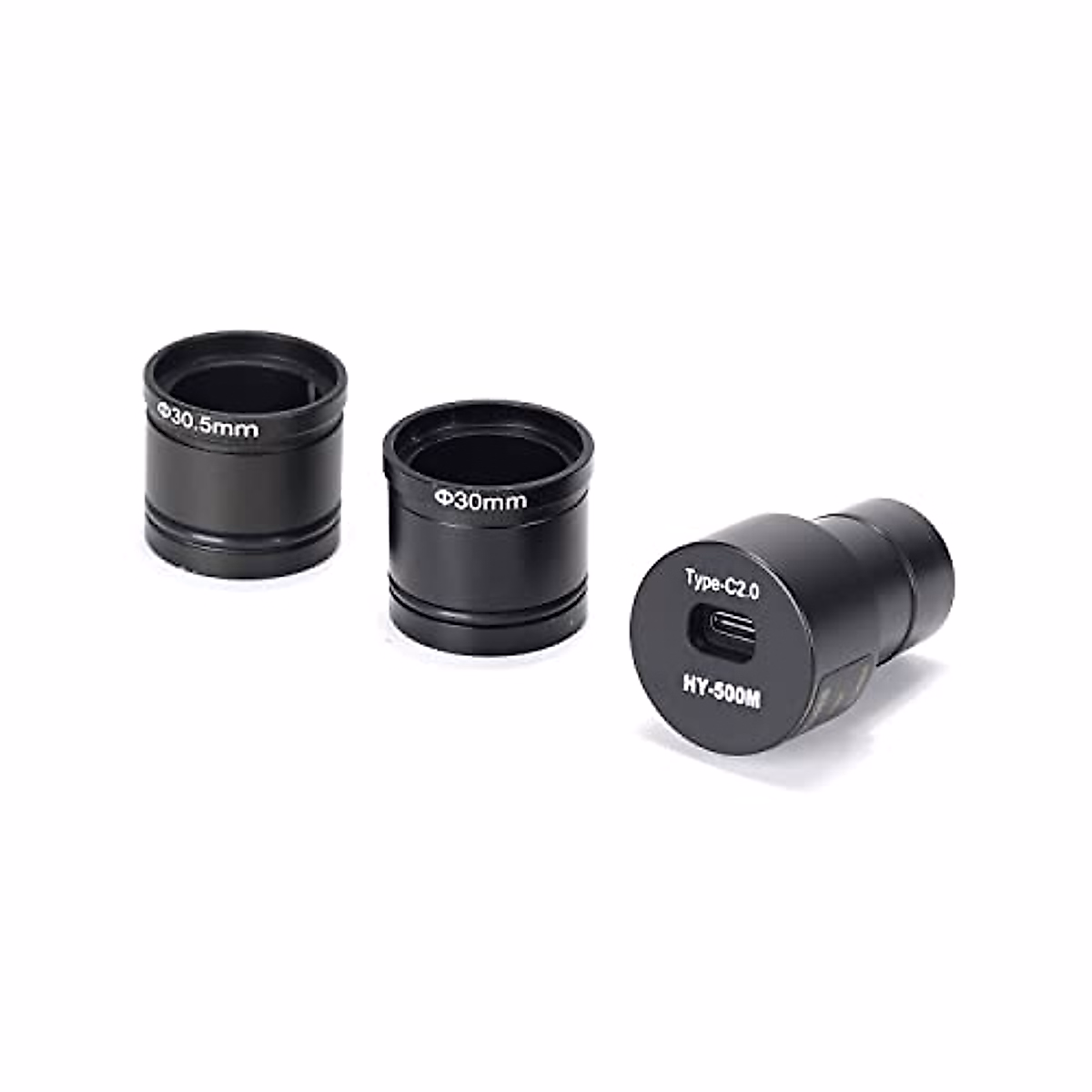 HAYEAR 5MP USB Digital Microscope Camera USB Digital Eyepeice Lens Tpye C USB Video Camera for Sience Education Lab Reserch with Free Calibration Software