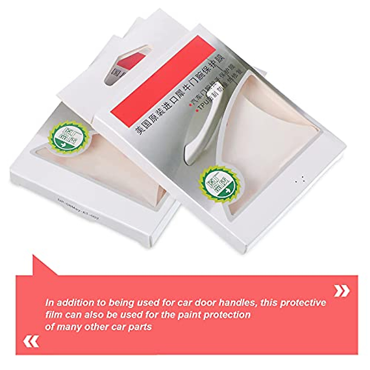 BBTO Car Door Handle Cup Protector Clear Car Door Handle Scratches Protective Films for Vehicles Transparent Paint Scratch Protection Protective Film (8 Pieces)