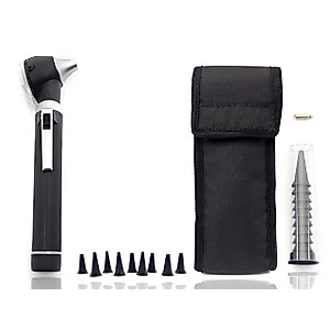 MEDCASE Brilliance Otoscope | Lifetime Warranty | Professional Ear Scope with Light and Speculum for Ear Examination and Diagnosis - Ideal for Professional Use