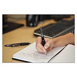 uni-ball 61256 Signo Gel 207 Roller Ball Retractable Gel Pen Blue Ink Micro Fine Dozen