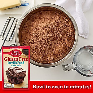 Betty Crocker Gluten Free Devil's Food Cake Mix, 15 oz. (Pack of 6)