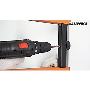 KASTFORCE KF1004 Lumber Storage Rack 3-Level System 110lbs per Level with Durable Sheet Metal Screws, Wood Rack, Workshop Rack