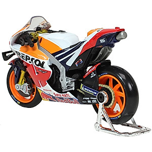 Maisto M36372E REPSOL Honda RC2 13V Motorbike-Espargaro #44 2021-Incredibly Detailed Die-Cast Replica Collectible 1:18 Scale Motorcycle Car, Model, Sport, pre-Built, Yellow