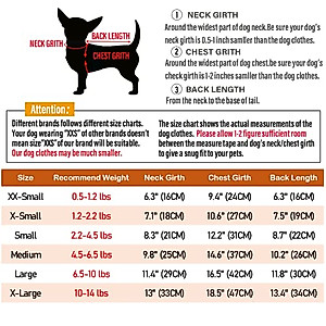 LOPHIPETS Dog Hoodies Sweatshirts for Small Dogs Teacup Chihuahua Yorkie Puppy Clothes Cold Weather Coat-Red/XXS