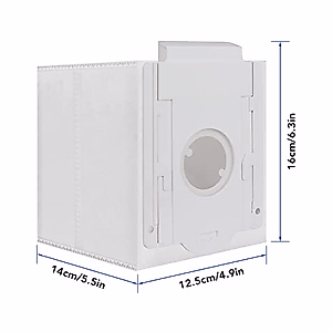 4 Pack Vacuum Dust Bags for Samsung VCA-ADB90/XAA 70+ 75+ 90 Series Cordless Stick Vacuum Replacement Accessories Parts