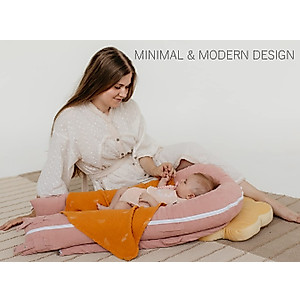 Lounger Cover by Sofia Amber – Cover ONLY for DockAToT and Sleepyhead Deluxe + Docks - Baby nest Sleep Pod Replacement Extra Cover - Pink