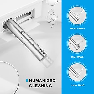Smart Toilet Bidet Toilet Foot Sensor Flush Heated Seat Multi Function Remote Control Soft Closing Seat Smart Bidet Automatic Flushing