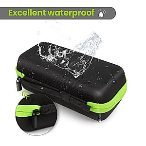 YOUSHARES Wireless Go 2 Hard Carring Case - Professional Flocking Mic Case Compatible with Rode Wireless GO II Dual Channel Compact Digital Wireless Microphone System (black)