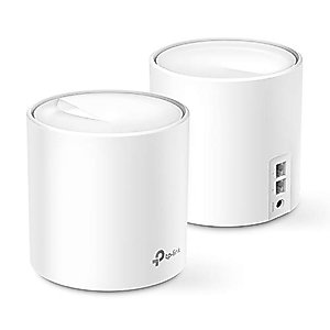 TP-Link WiFi 6 Mesh WiFi, AX3000 Whole Home Mesh WiFi System (Deco X60) - Covers up to 5000 Sq. Ft., Replaces WiFi Routers and Extenders, Parental Control, 2-pack