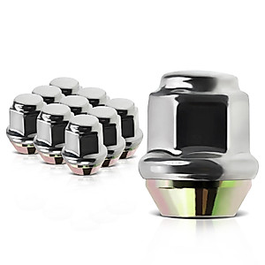 A-Premium M12-1.50 Wheel Lug Nuts Compatible with Ford Focus Dodge Grand Caravan Charger Chrysler Town & Country Honda Passport Front or Rear 10-PC Set