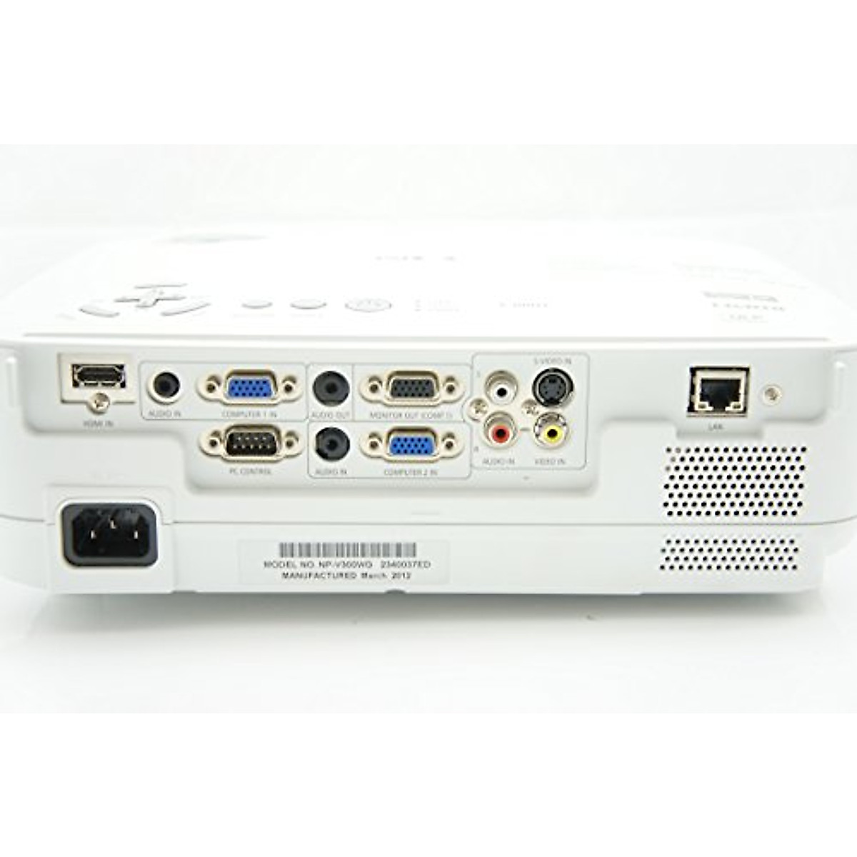 NEC NP-V300W - DLP Projector - 3D Ready - 3000 ANSI lumens - WXGA (1280 x 800) - Widescreen - High Definition 720p