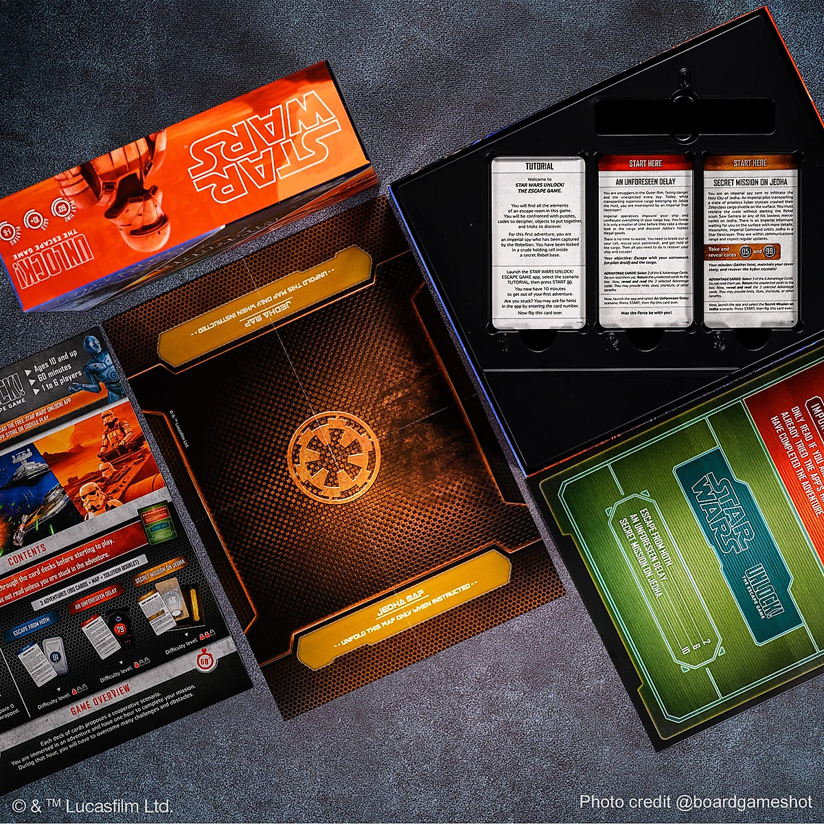 Star Wars UNLOCK! The Escape Game | Room Games for Adults and Kids | Mystery Games for Family Night | Ages 10 and up | 1-6 Players | Average Playtime 1 Hour | Made by Space Cowboys