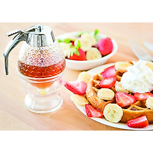 Fox Run Syrup Dispenser Honey, 1 Count (Pack of 1), Clear